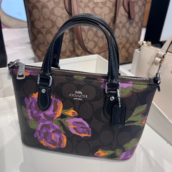 Coach | Bags | Coach Mini Gallery Crossbody In Signature Canvas With ...